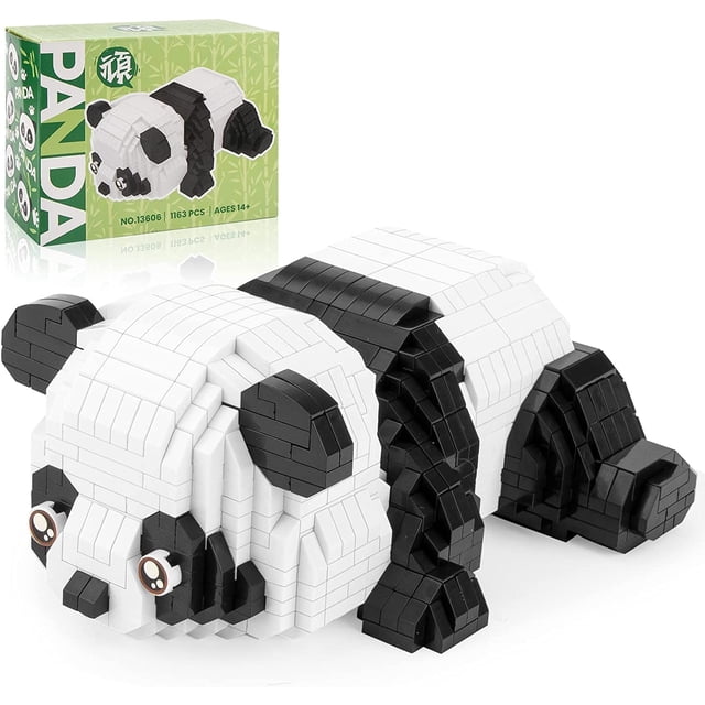 NICKSUN Mini Building Blocks, 1163 Pcs Micro Mini Panda Building Toy ...
