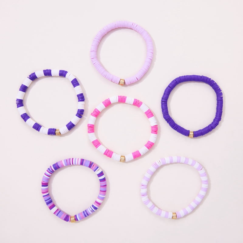 NICKSUN Surfer Heishi Clay Bead Bracelets for Women Bohemian Stackable ...
