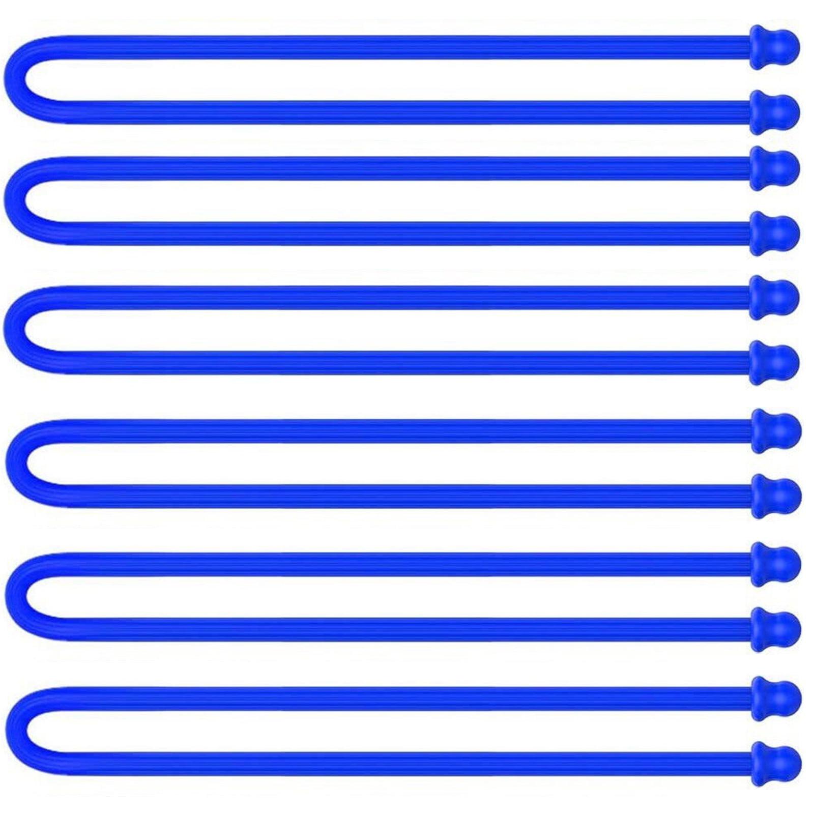 NICO SEE WONDER Silicone Cable Ties, 15 Inch, 5mm Diameter, Reusable ...