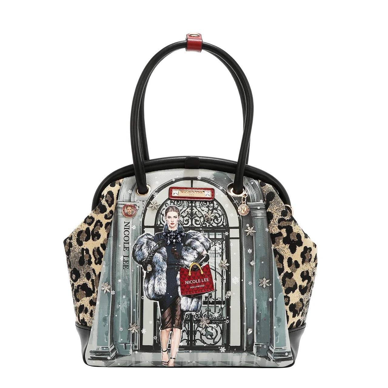 NICOLE LEE MODA SNOWFLAKE FRAME BAG - Walmart.com