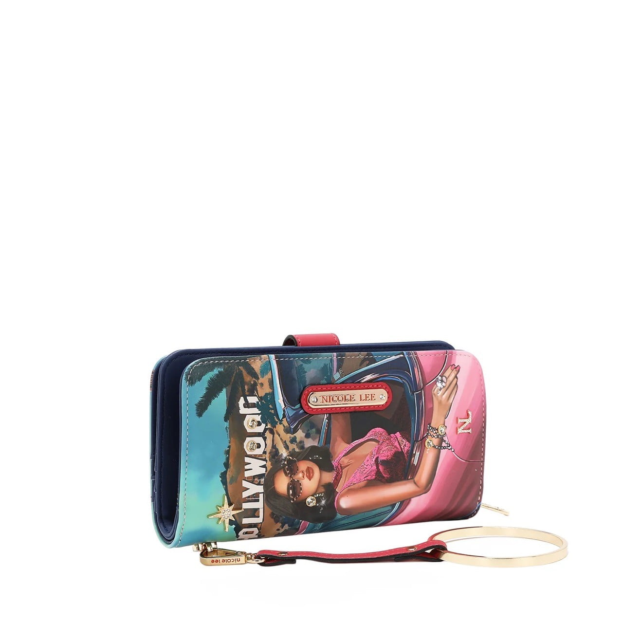 NICOLE LEE WALLET SIGNATURE BIFOLD WALLET WRISTLET - Walmart.com