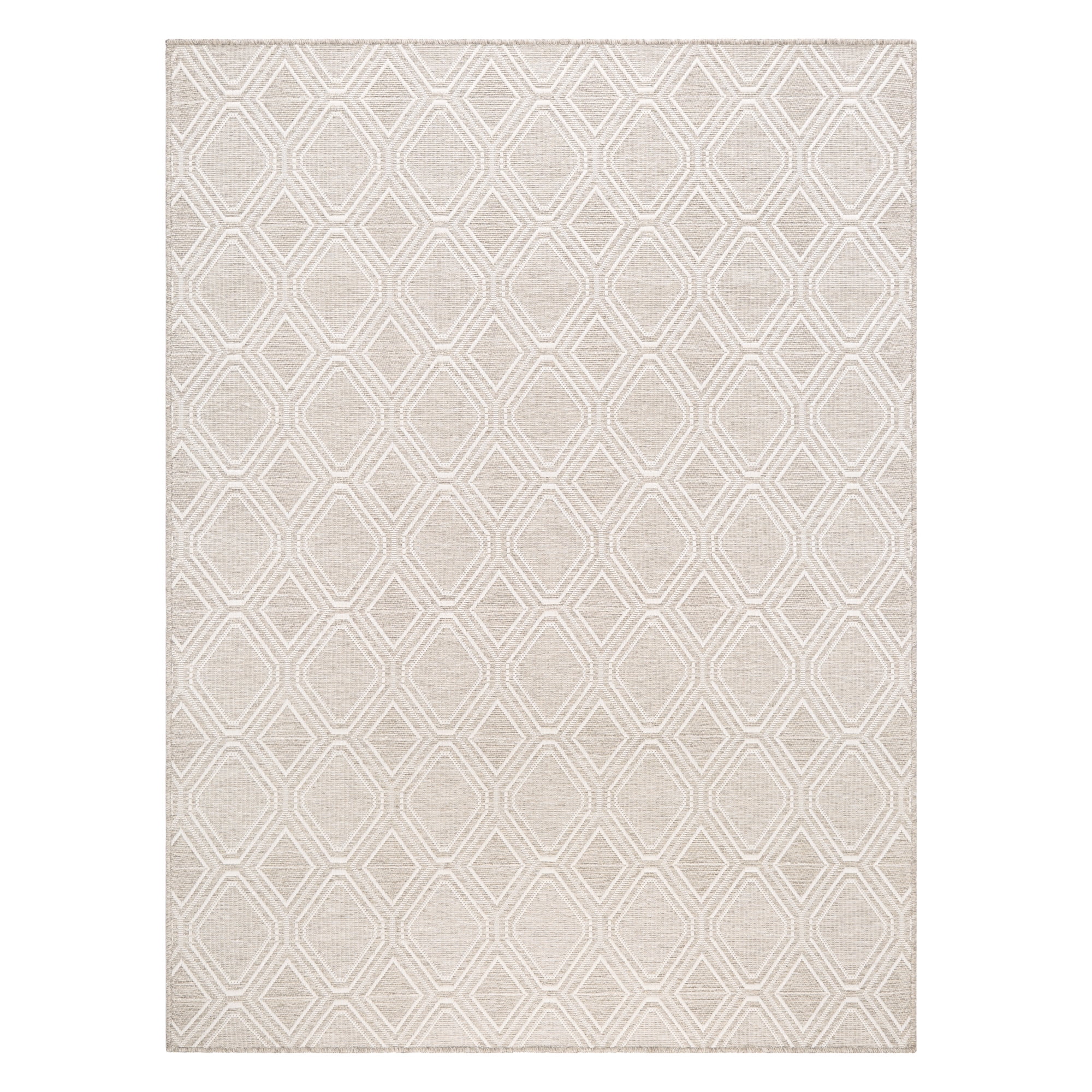 NICOLE MILLER NEW YORK Corin Diamond Indoor Outdoor Area Rug, UV Fade ...