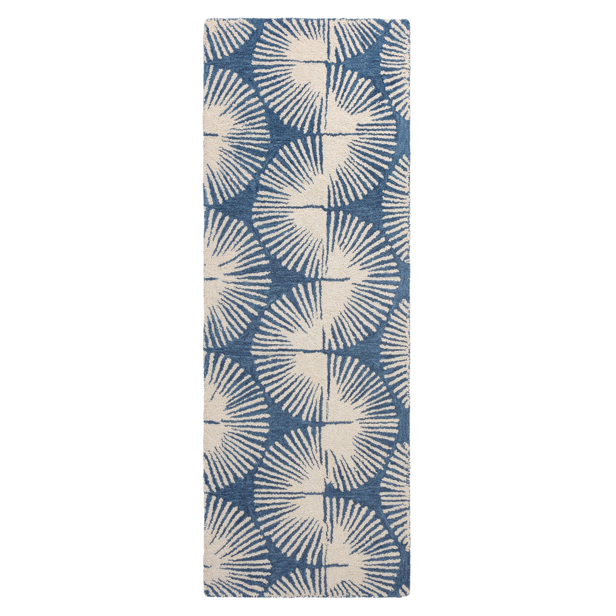 NICOLE MILLER Kendall Slinky Runner Rug, Navy Blue - Walmart.com