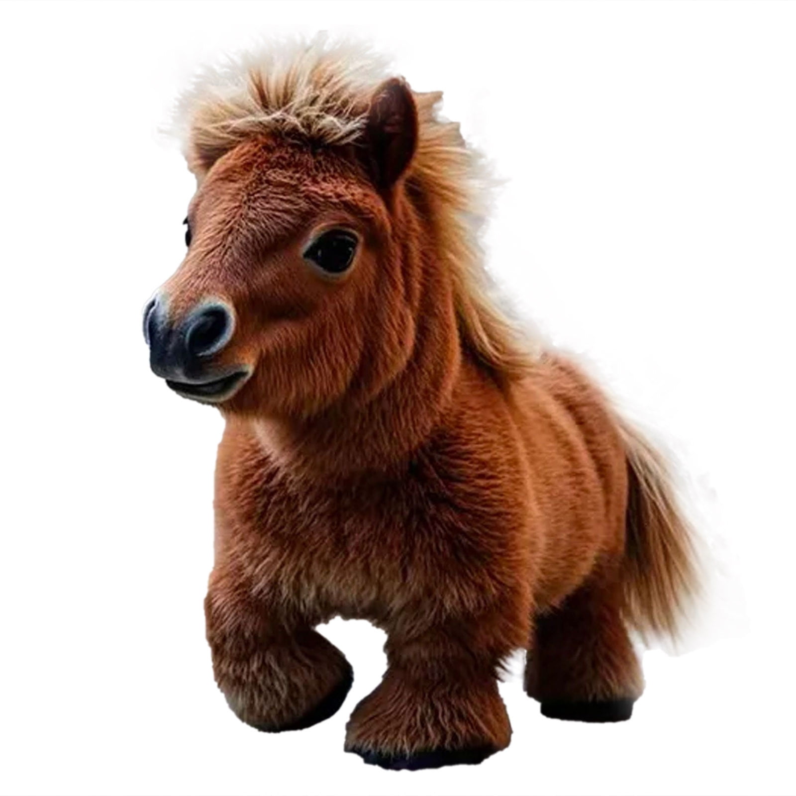 NICOO - My Realistic Robot Pony, Interactive Walking & Wagging Plush ...