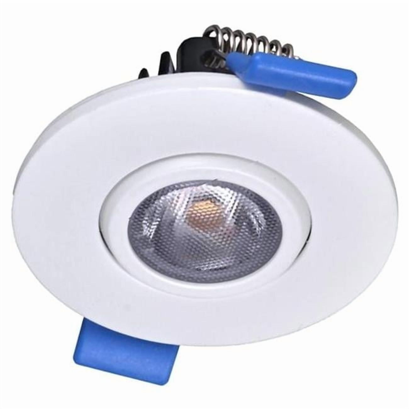 NICOR 2-inch LED Gimbal Recessed Downlight in White, 5000K - Walmart.com