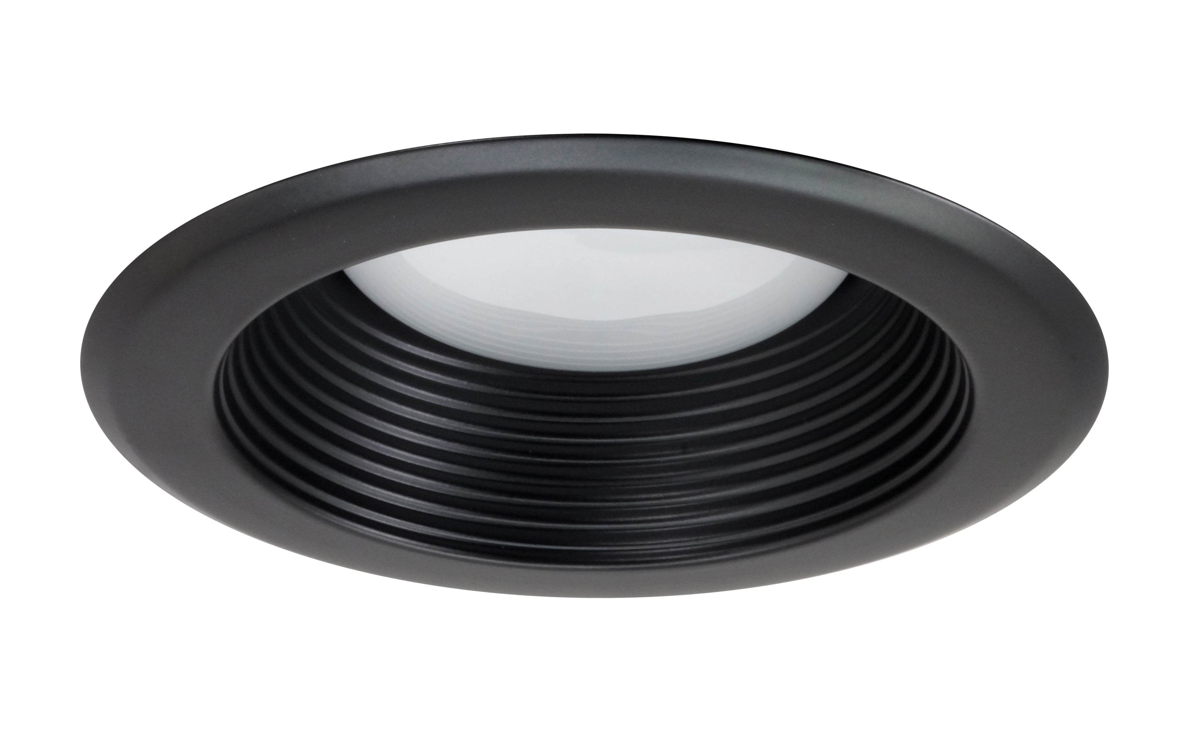 NICOR Lighting 5-Inch Recessed Baffle Trim, Black (15511BK) - Walmart.com