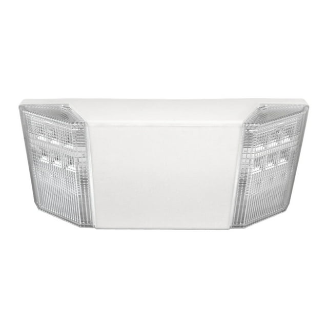 NICOR Lighting LED Emergency Lighting Unit with Angled Emergency Lights ...
