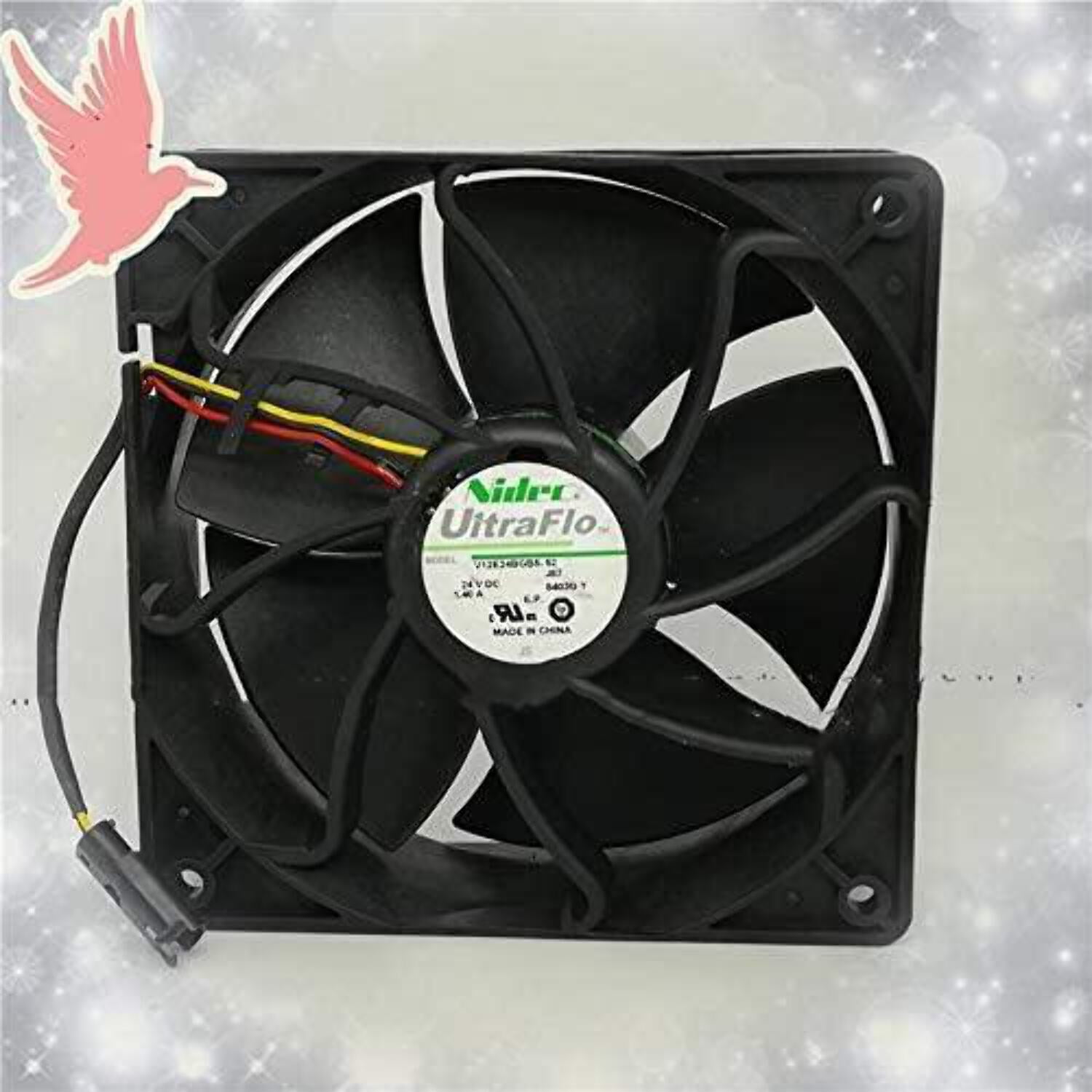 NIDEC V12E24BGB5-52 DC24V 1.40A 12012038mm 3-Wire Inverter Fan cooler ...