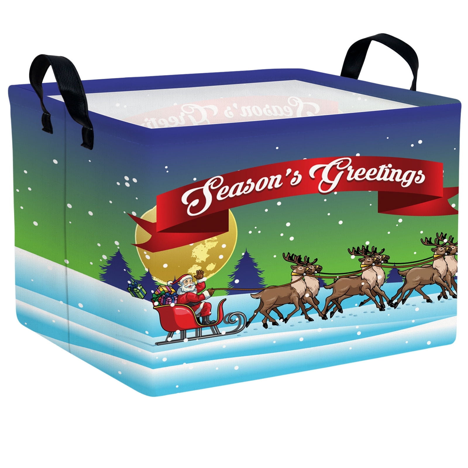 NIETEIN Large Christmas Gift Baskets - Collapsible Holiday Storage Bin ...