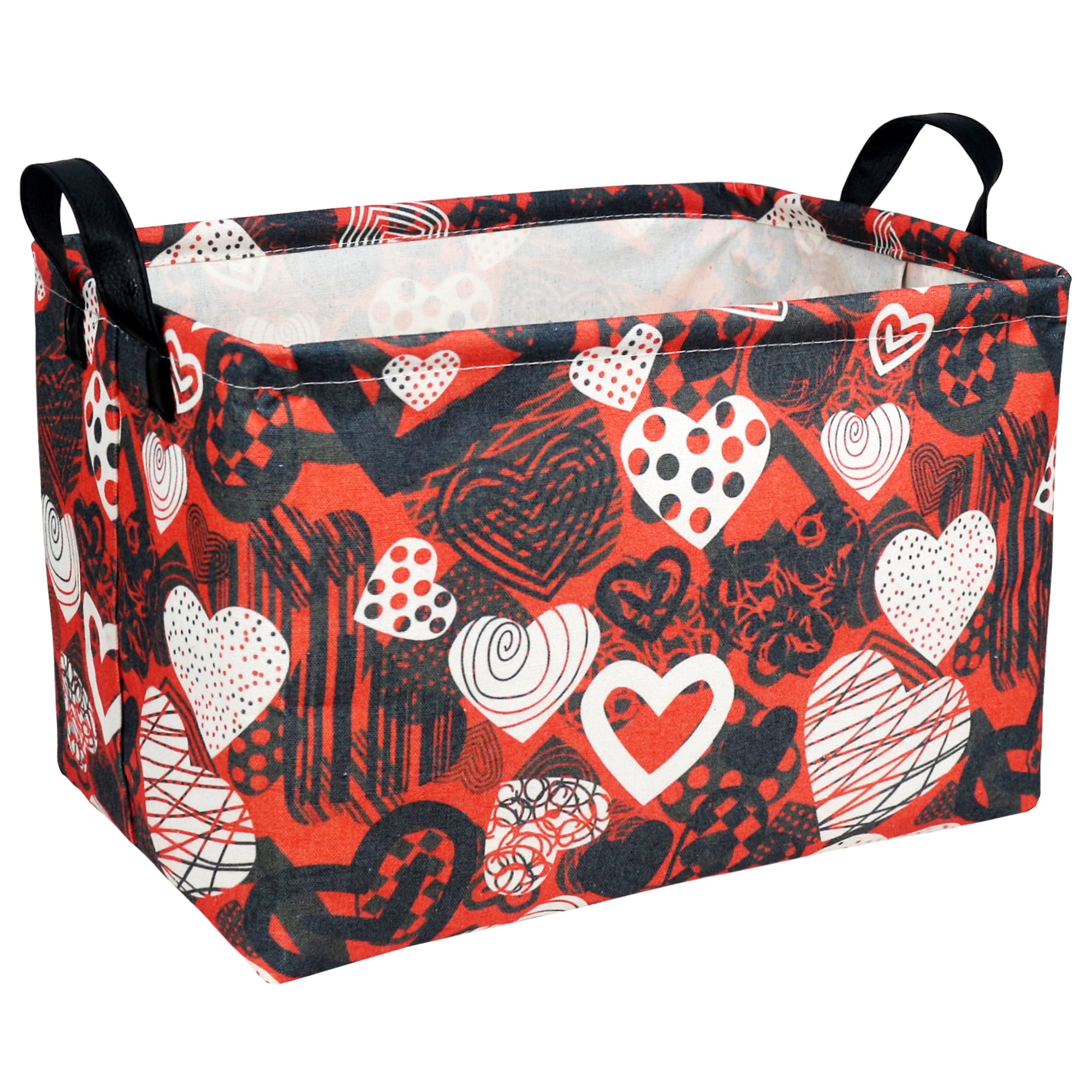 NIETEIN Valentine's Day Basket for Gifts Empty Cute Heart Large Gift ...