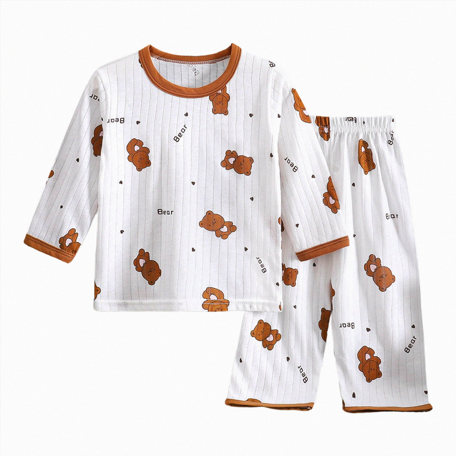 NIEWTR Baby Boys Sleepwear Lounge Outfits 2Pcs Set 0-24 M 1t 2t 3t 4t ...