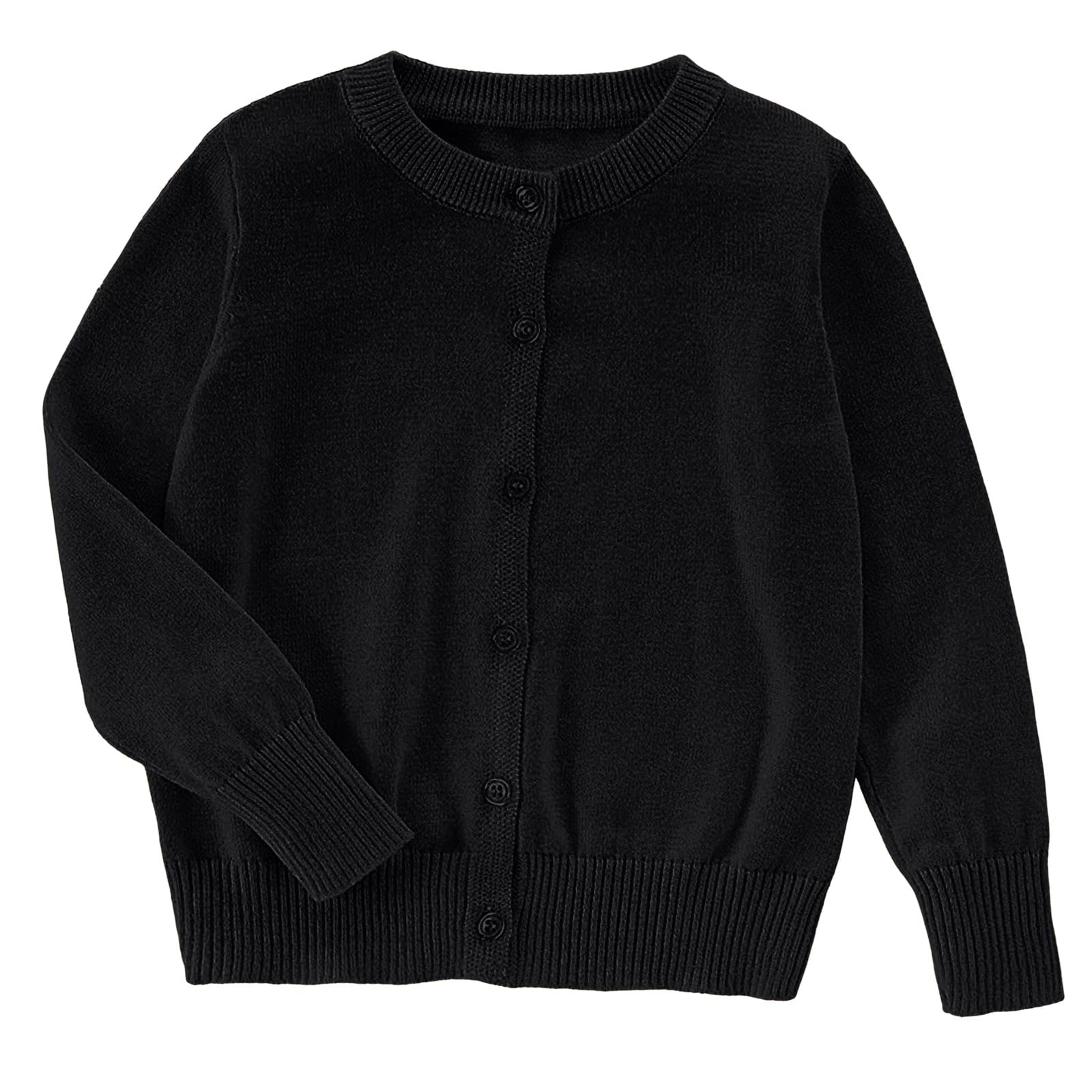 NIEWTR Girls' Cardigan Toddler Long Sleeve Sweaters Sweater Button up ...