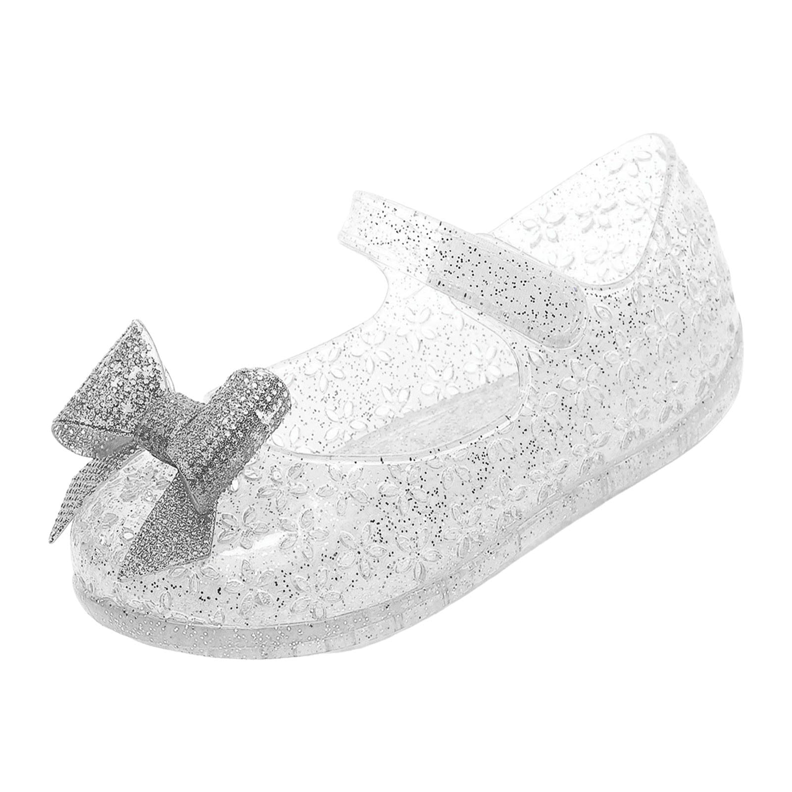 NIEWTR Jelly Sandals for Girls,Closed Toe Princess Costume Summer Dress ...