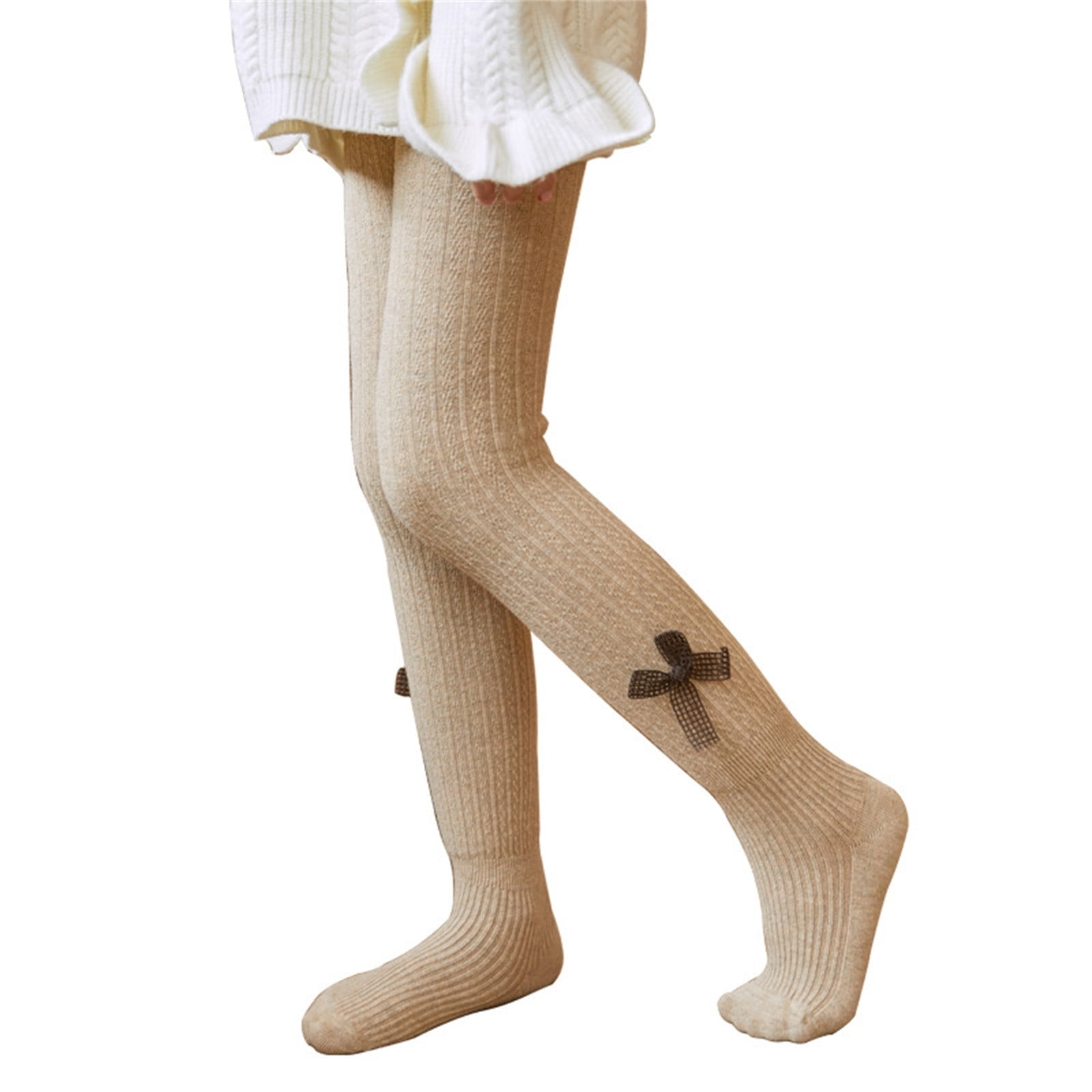NIEWTR Little Girls' Winter Polar Fleece Jacket Lined Tights, Little ...