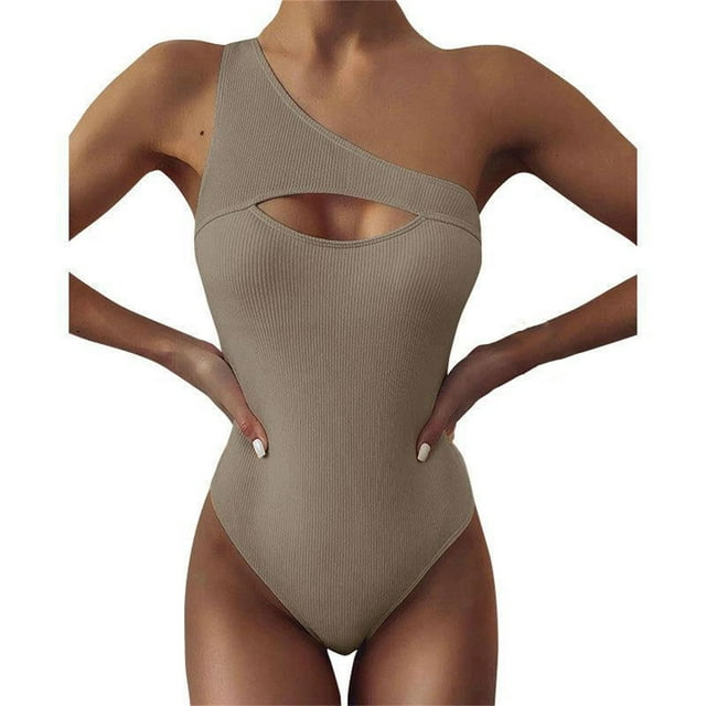 Niewtr One Piece Bathing Suit For Women Tummy Control Halter One Piece