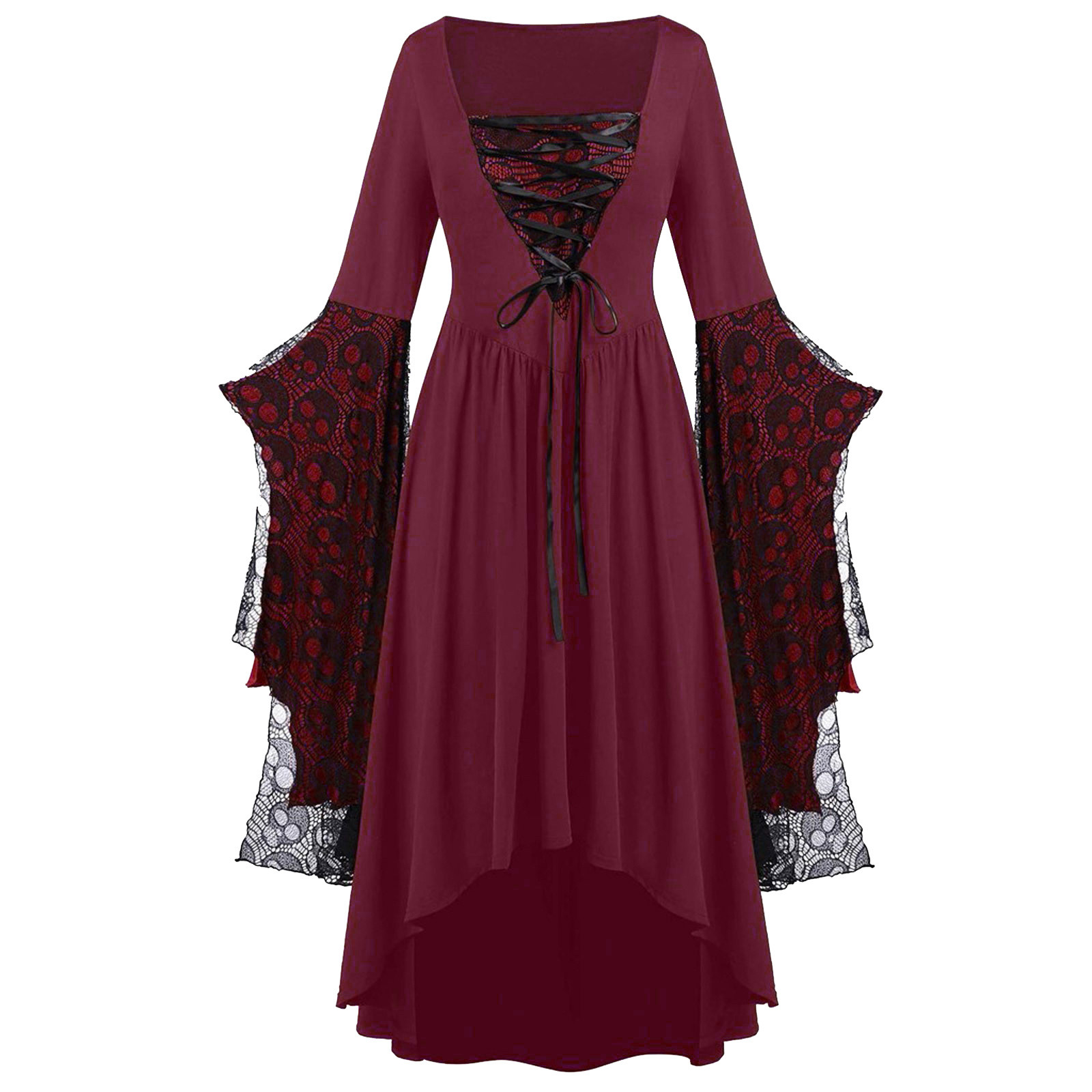 NIEWTR Renaissance Dress for Women Dress up Gothic Gown Women Victorian ...