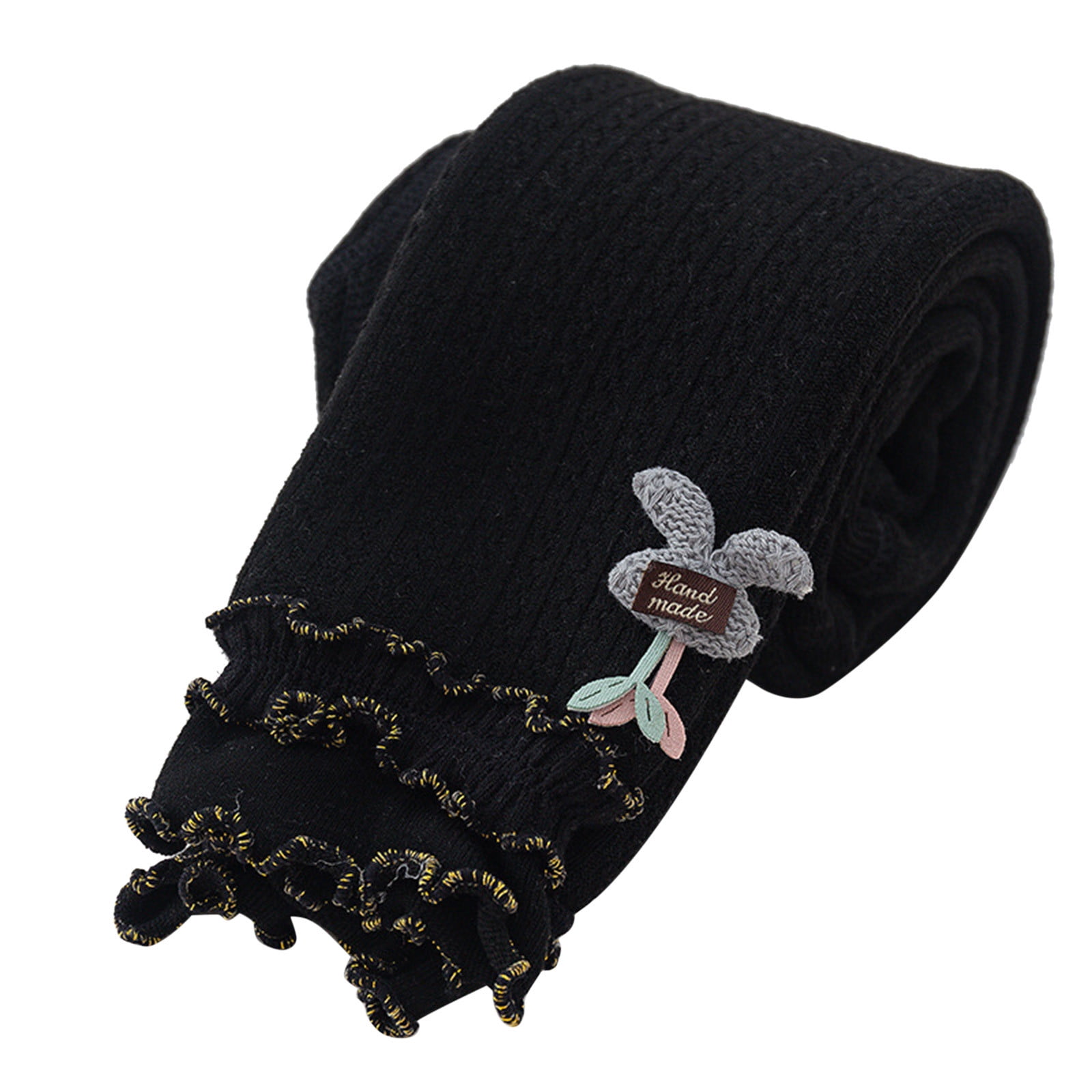 NIEWTR Toddler Girls Knit Cotton Tights Candy Colors Thread Crochet ...