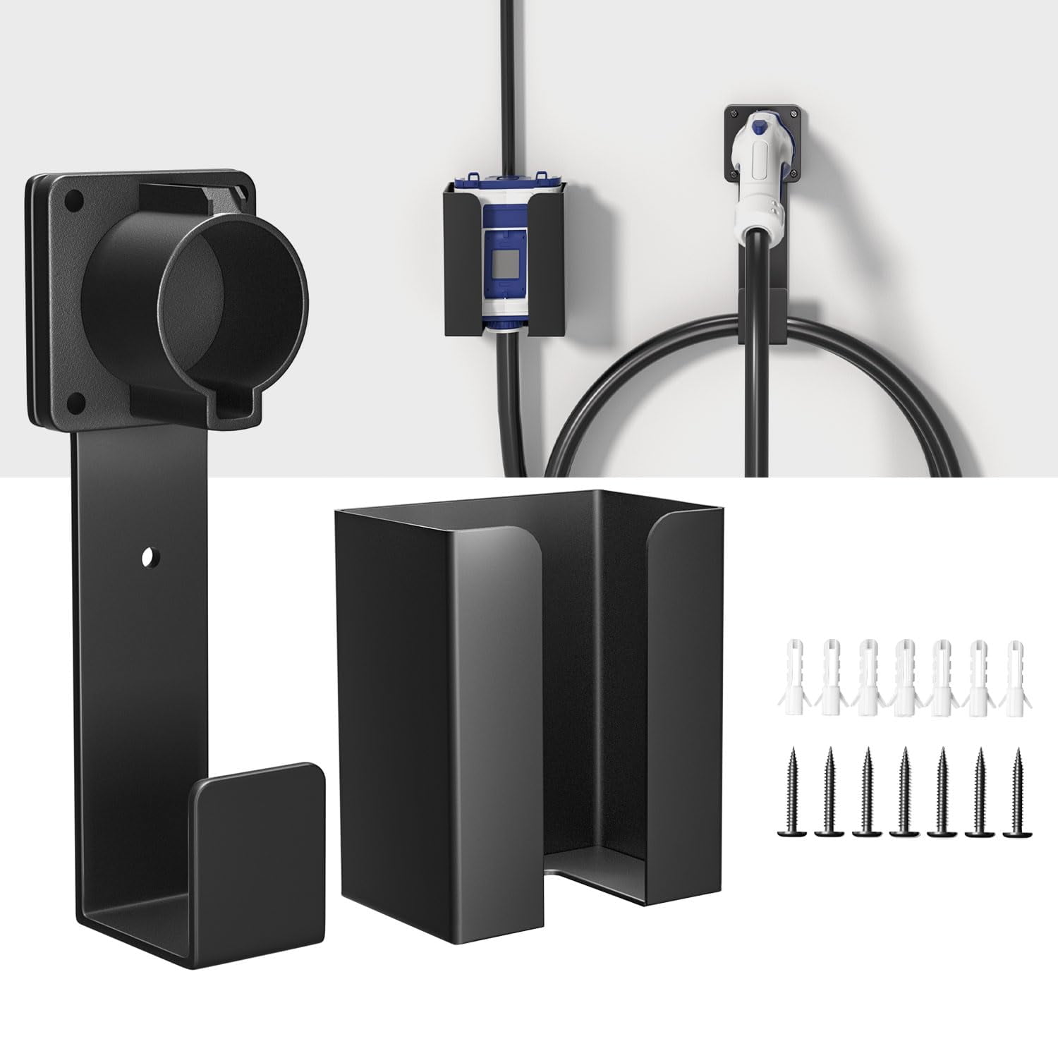 NIFFGAFF EV Charger Holder-Charging Box Holder, Nozzle Holster Dock and ...