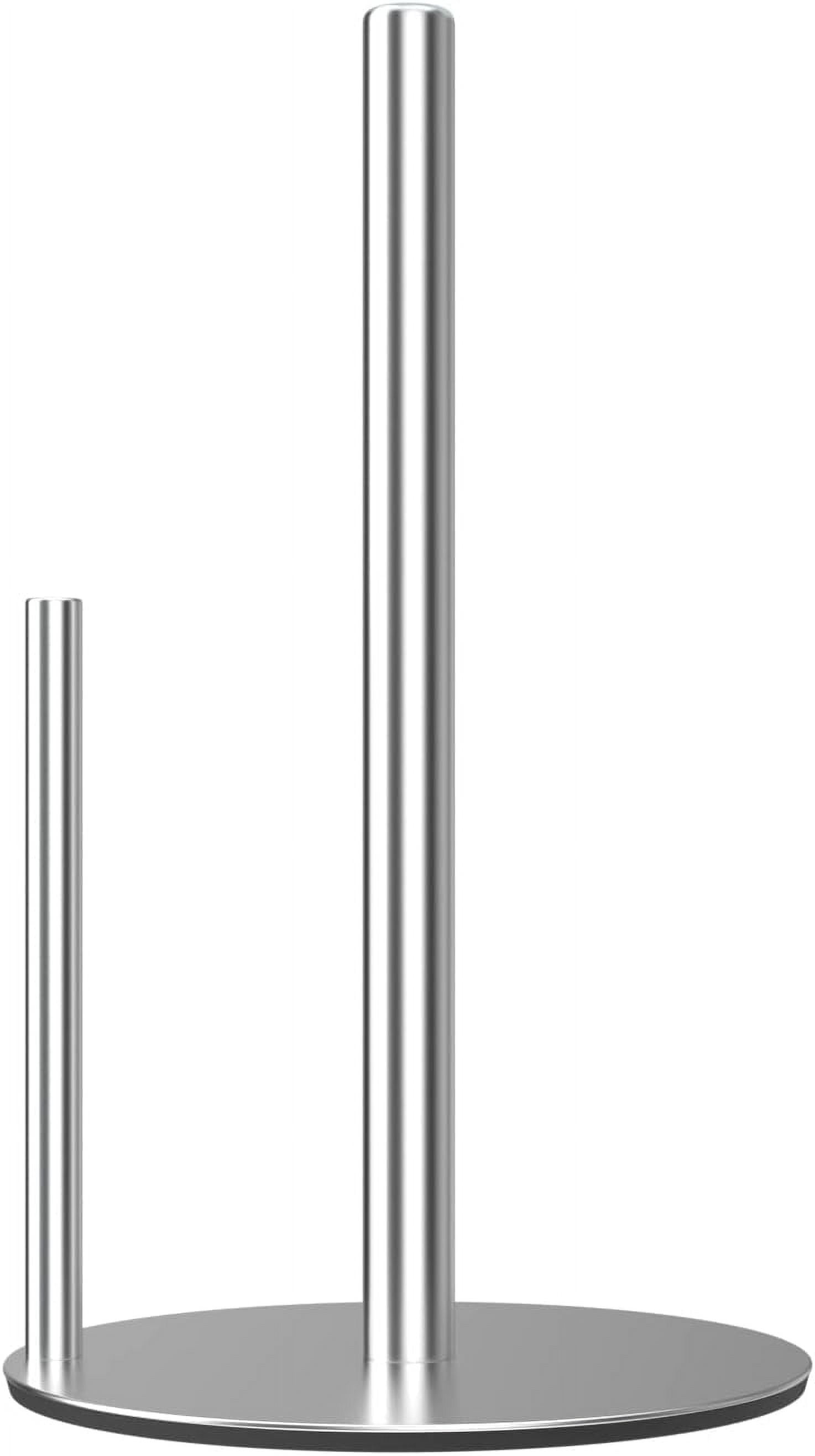 GIFFGAFF Stainless Steel Kitchen Roll Holder, One-Handed Operation ...