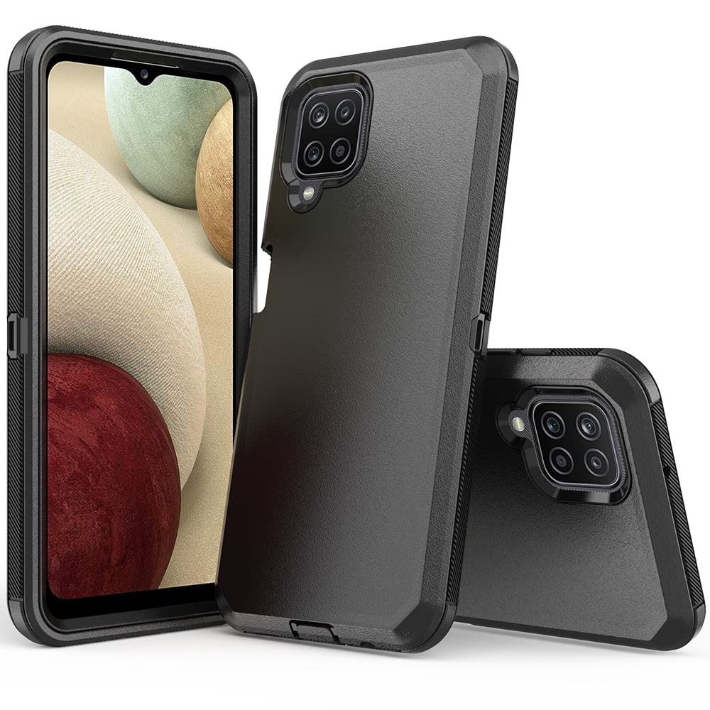 NIFFPD Samsung A12 Case, Galaxy A12 Case， Heavy Duty Military Grade ...