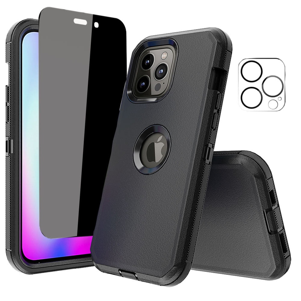 NIFFPD iPhone 14 Pro Case with Screen Protector （Anti Spy Privacy ...