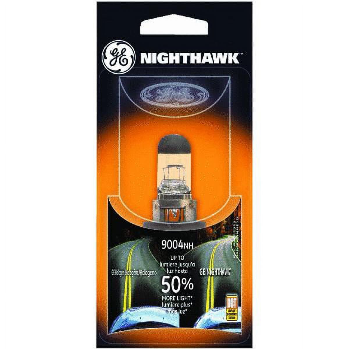 GE Lighting 9004NH/BP Nighthawk Halogen Automotive Replacement Bulb ...