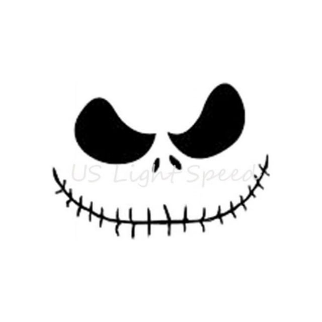 NIGHTMARE BEFORE XMAS JACK SKELLINGTON Car Decal Vinyl Wall Sticker ...