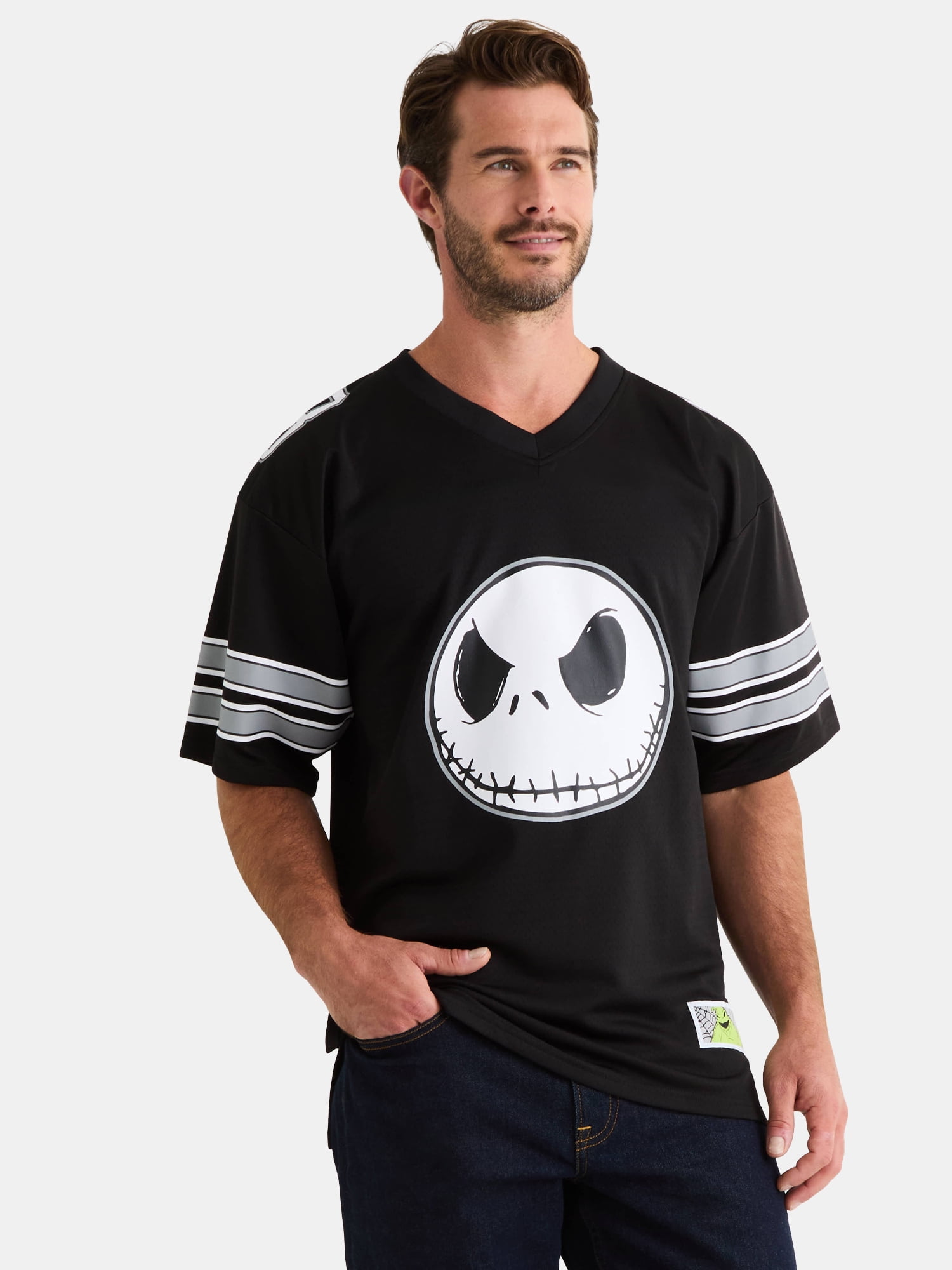 Nightmare Before Christmas Men's & Big Men's Jack Skellington Football ...