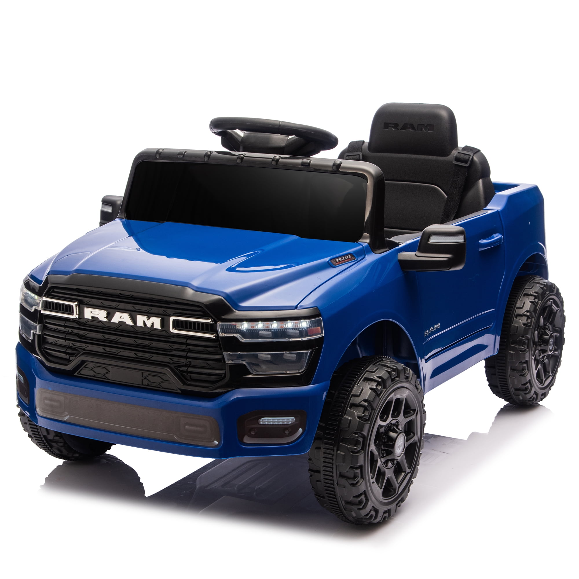 NIGSQJB 12V Kids Ride On Car w/ Remote Control, Dodge RAM 3500 Toy ...