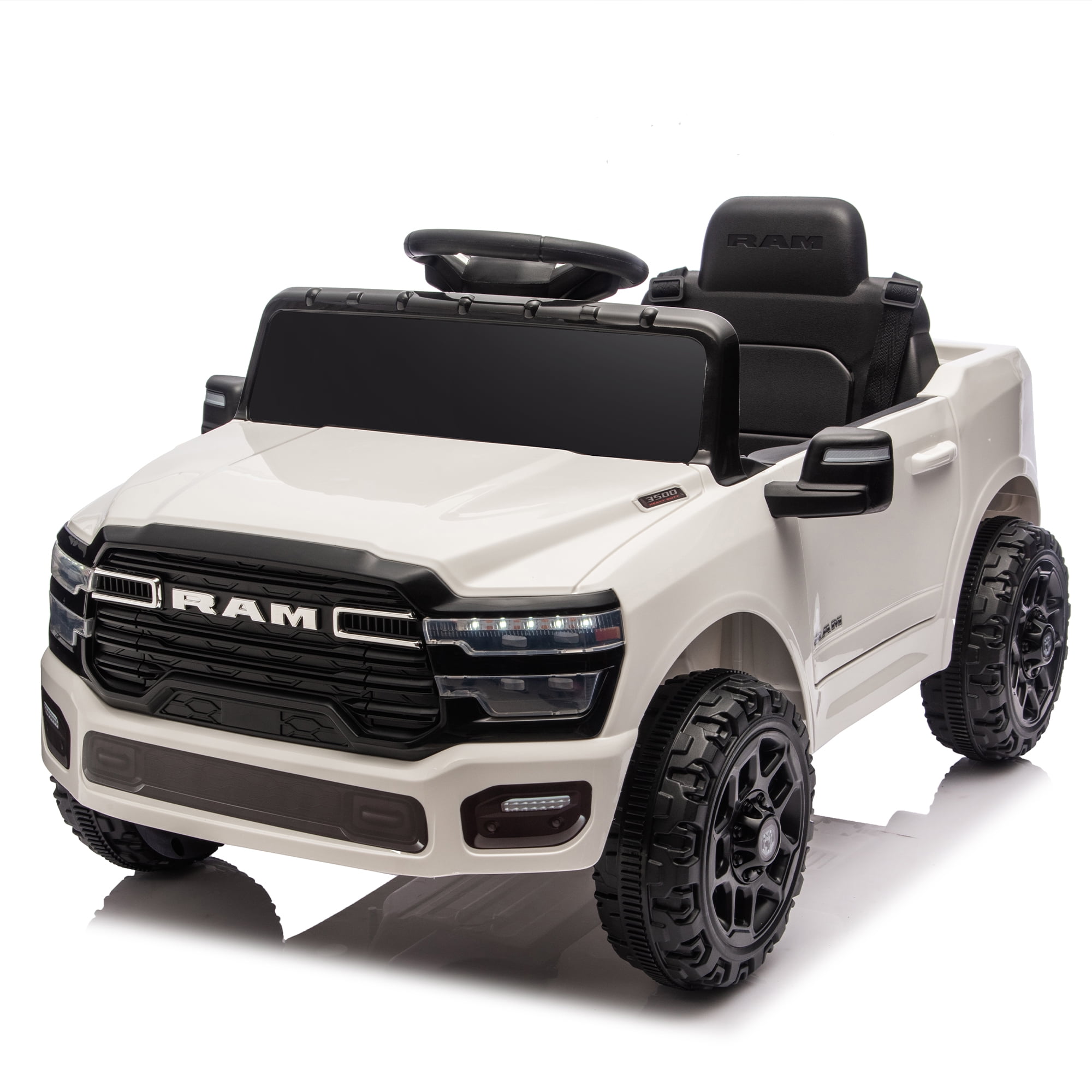 NIGSQJB 12V Kids Ride On Car w/ Remote Control, Dodge RAM 3500 Toy ...