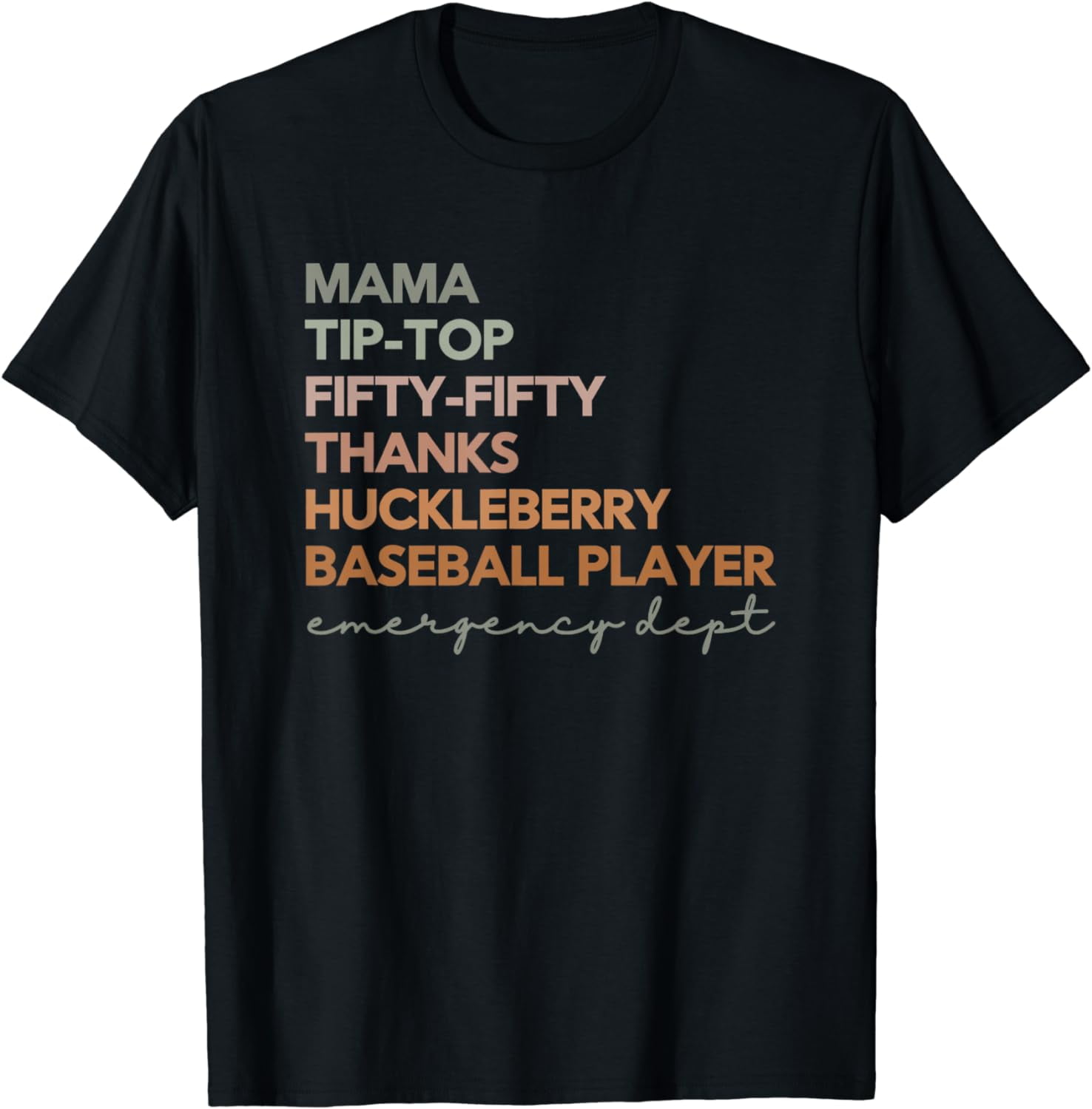 NIH Stroke Scale Emergency Department ER Nurse ER Doctor Cotton T-Shirt ...