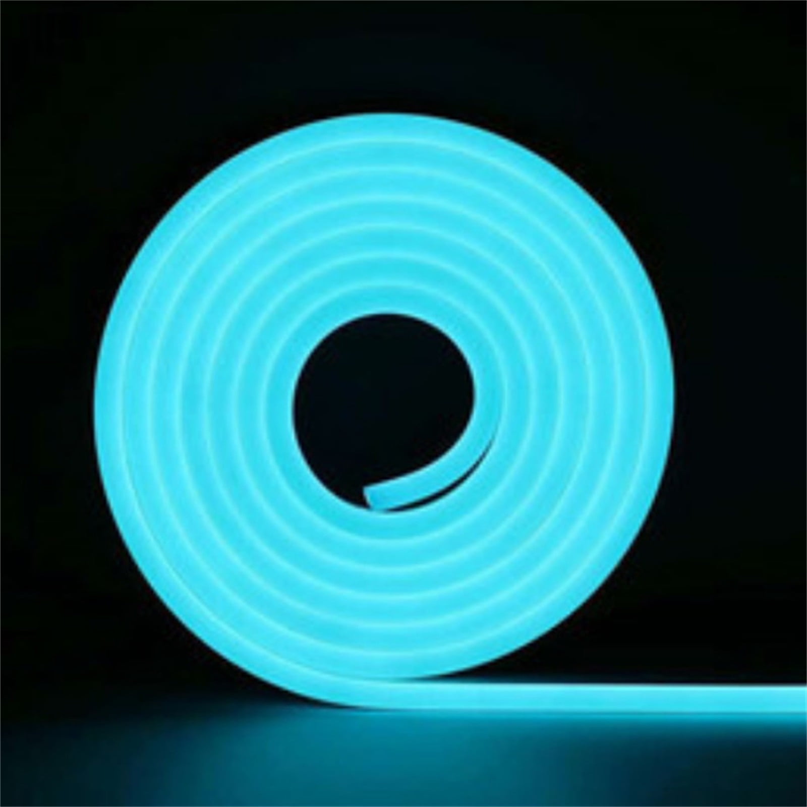 NIHOND 5M PVC Imitation Silicone Neon Light with Colorful Led Neon Soft ...