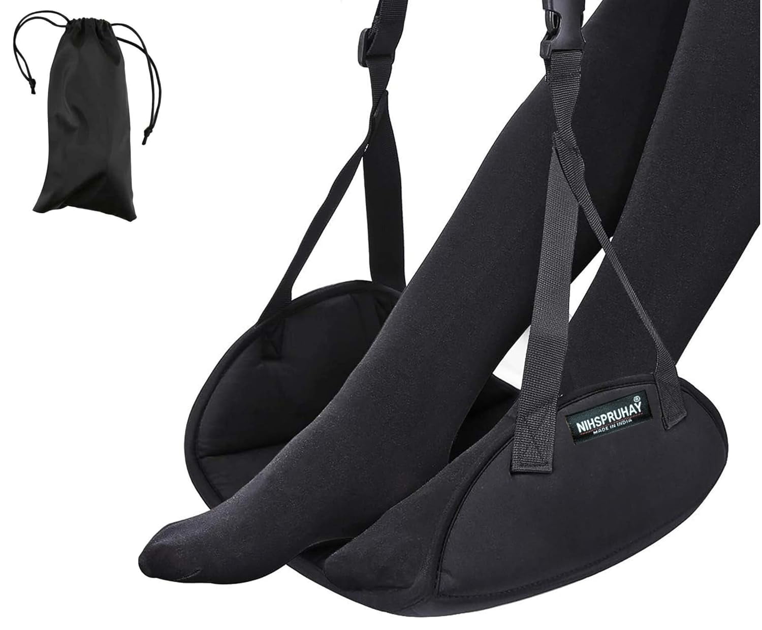 NIHSPRUHAY Airplane Travel Footrest Hammock Perfect Airplane Foot ...