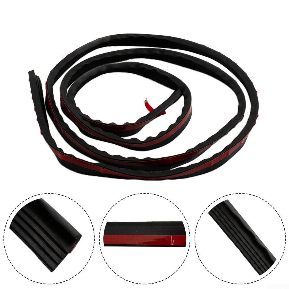 NIILEEL Car Side Window Trim Moulding Rubber Weatherstrip Abnormal ...