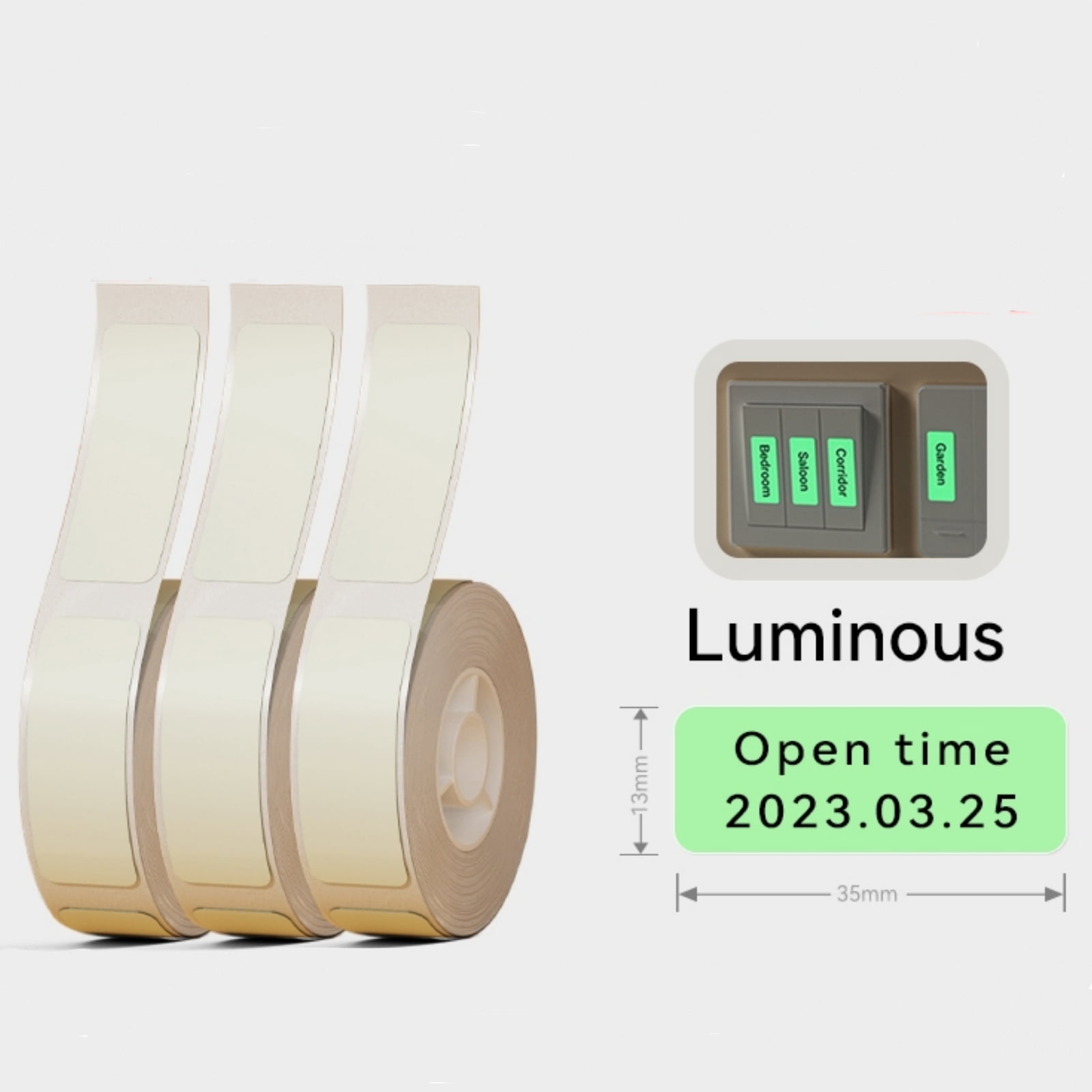 NIIMBOT 3 Rolls Labels for D11/D110/D101 Label Printer, Thermal Labels ...