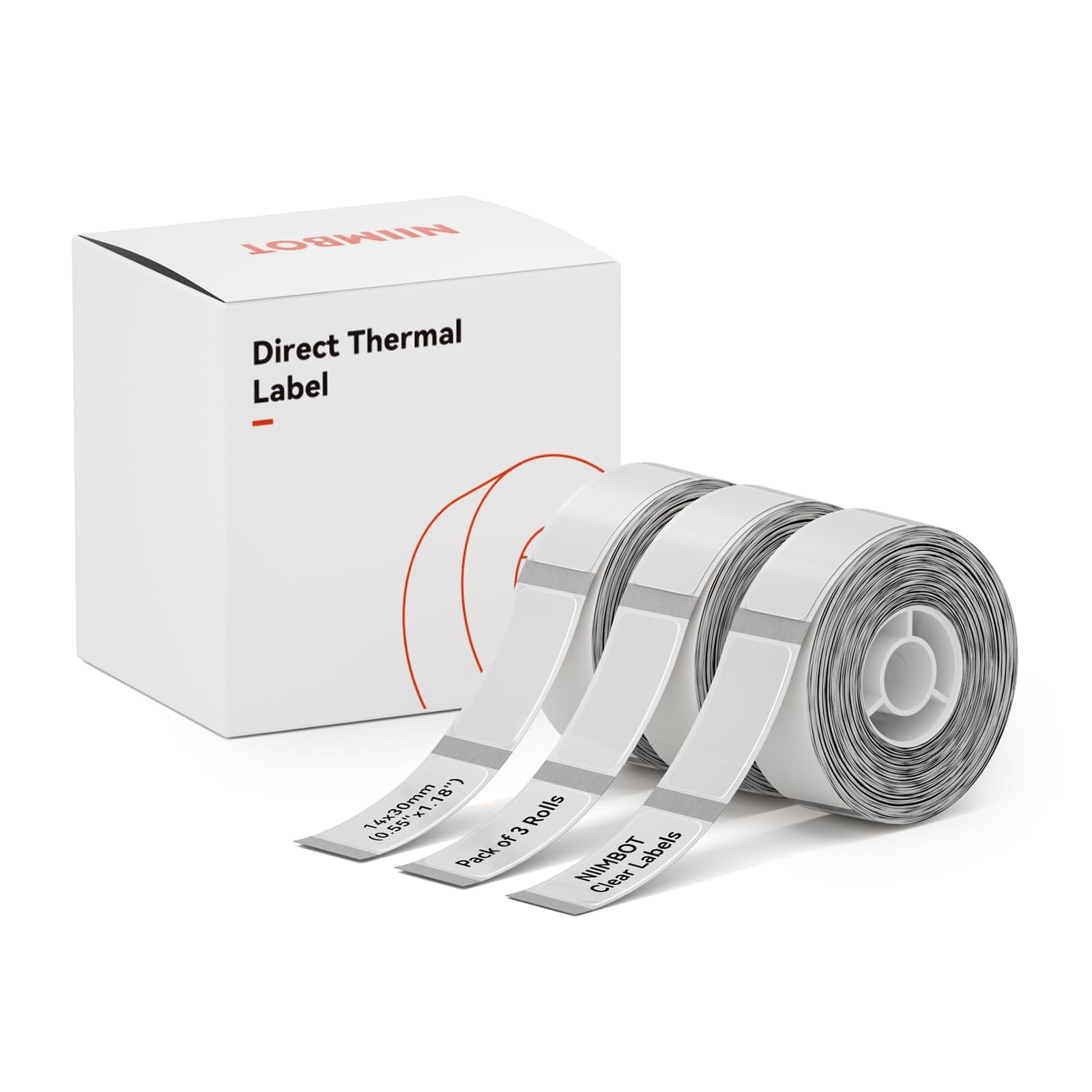 NIIMBOT 3 Rolls Labels for D11/D110/D101 Label Printer, Thermal Labels ...