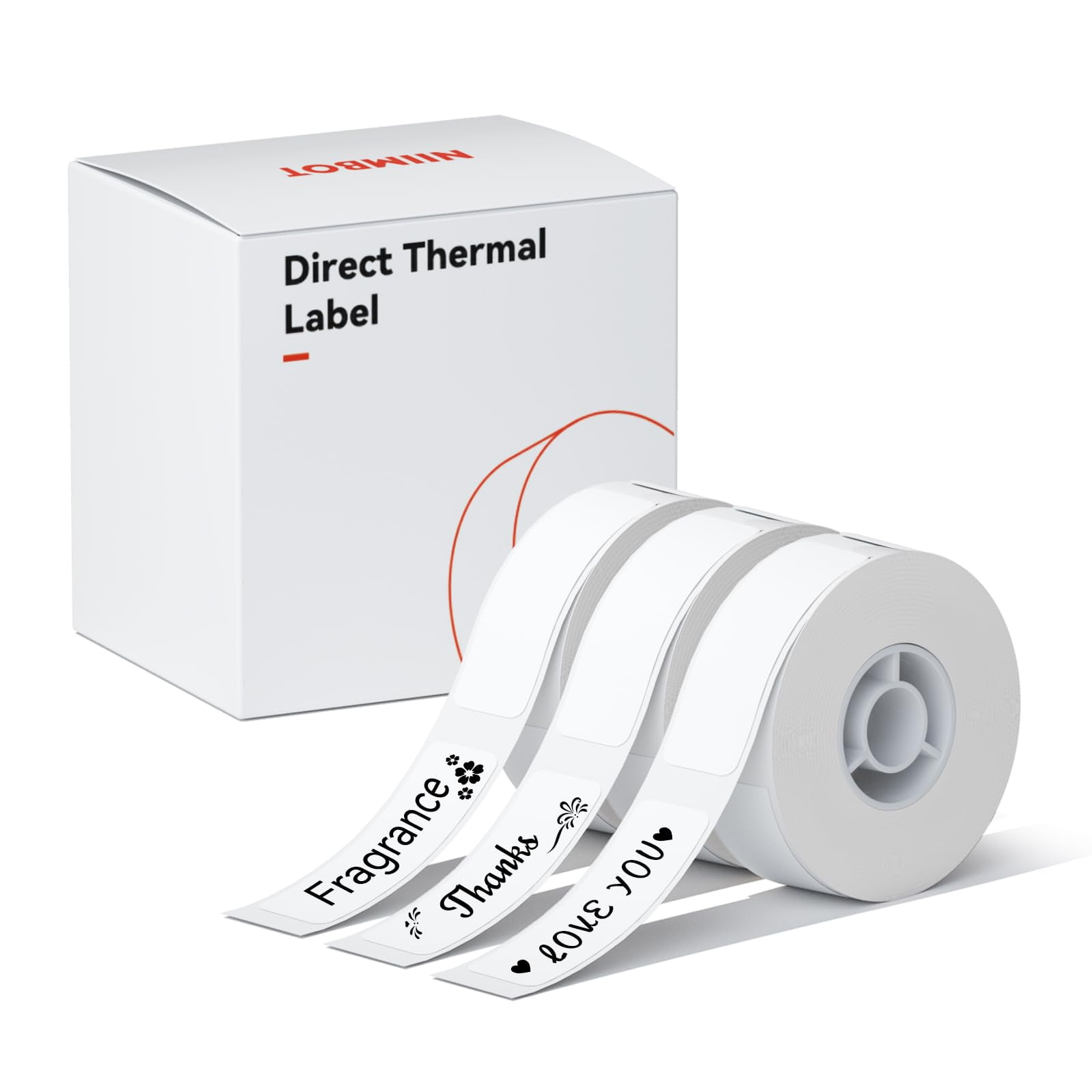 NIIMBOT 3 Rolls Labels for D11/D110/D101 Label Printer, Thermal Labels ...