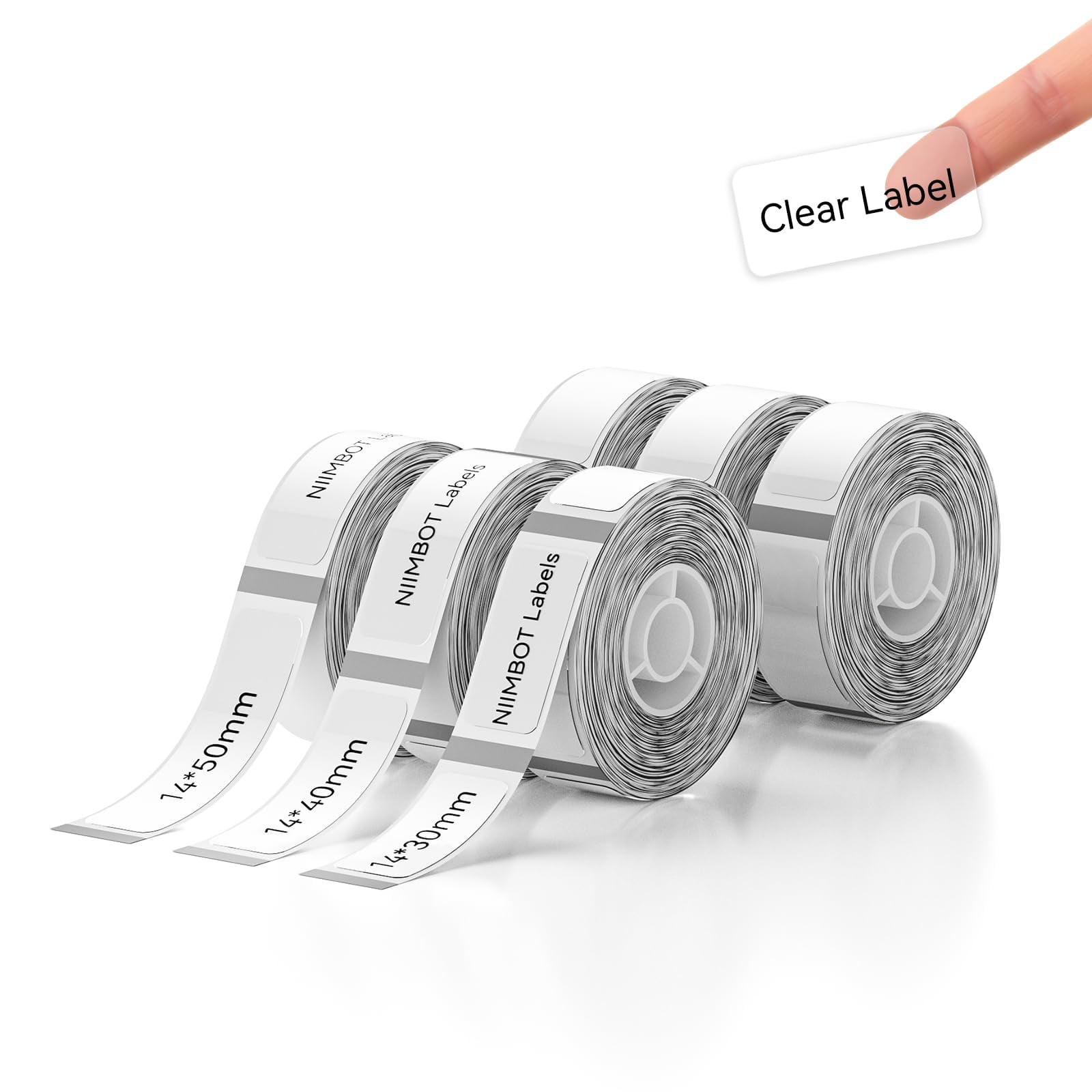 NIIMBOT 6 Rolls Labels for D11/D110/D101 Label Printer, Thermal Labels ...