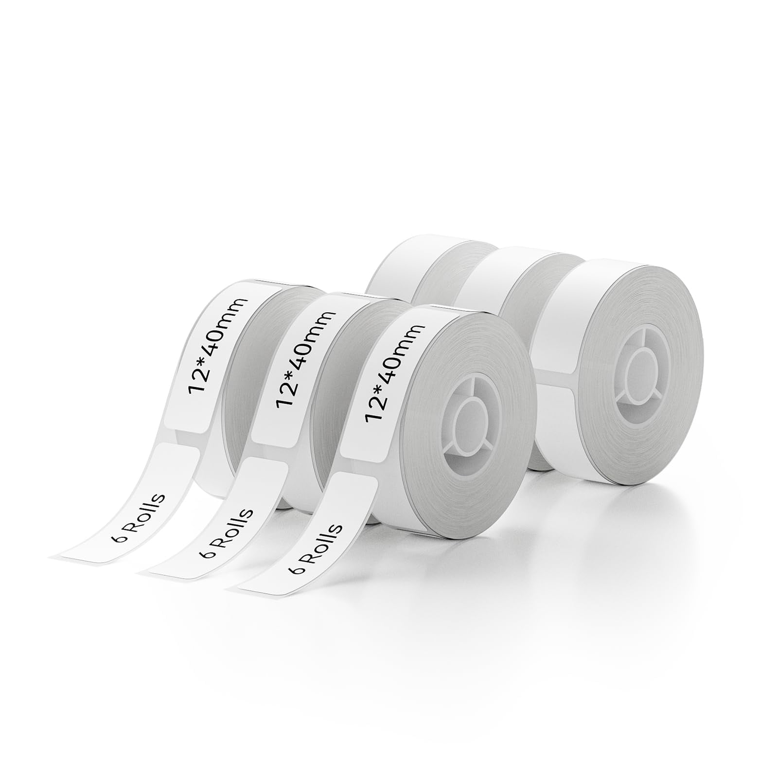 NIIMBOT 6 Rolls Labels for D11/D110/D101 Label Printer, Thermal Labels ...