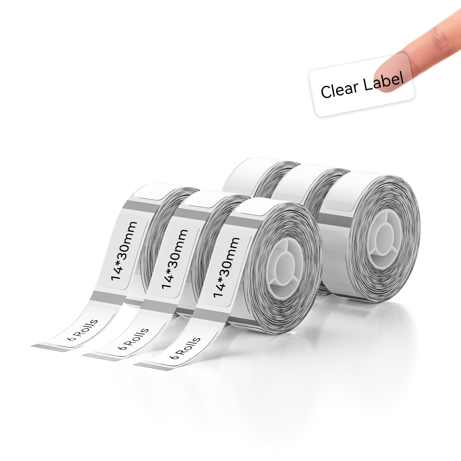 NIIMBOT 6 Rolls Labels for D11/D110/D101 Label Printer, Thermal Labels ...