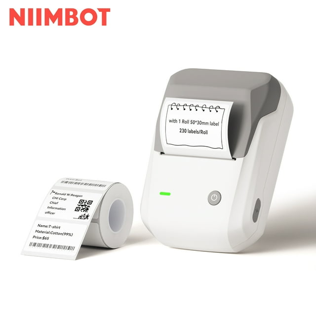 NIIMBOT B1 Label Makers, 2 Inch Bluetooth Label Maker Auto ...