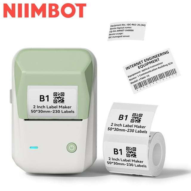 NIIMBOT B1 Label Makers, 2 Inch Bluetooth Label Maker Auto ...