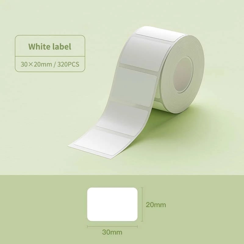 NIIMBOT B21/B203/B3S Label Machine Printing Paper Self Adhesive Label Waterproof Oil Resistant ...