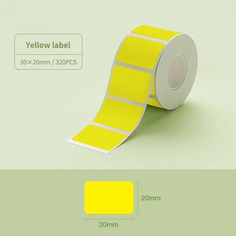 NIIMBOT B21/B203/B3S Label Machine Printing Paper Self Adhesive Label ...