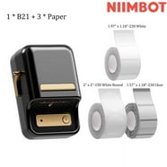 NIIMBOT B21 Label Maker Machine, 2 inches Label Printer Retro Wireless Thermal Sticker Printer ...