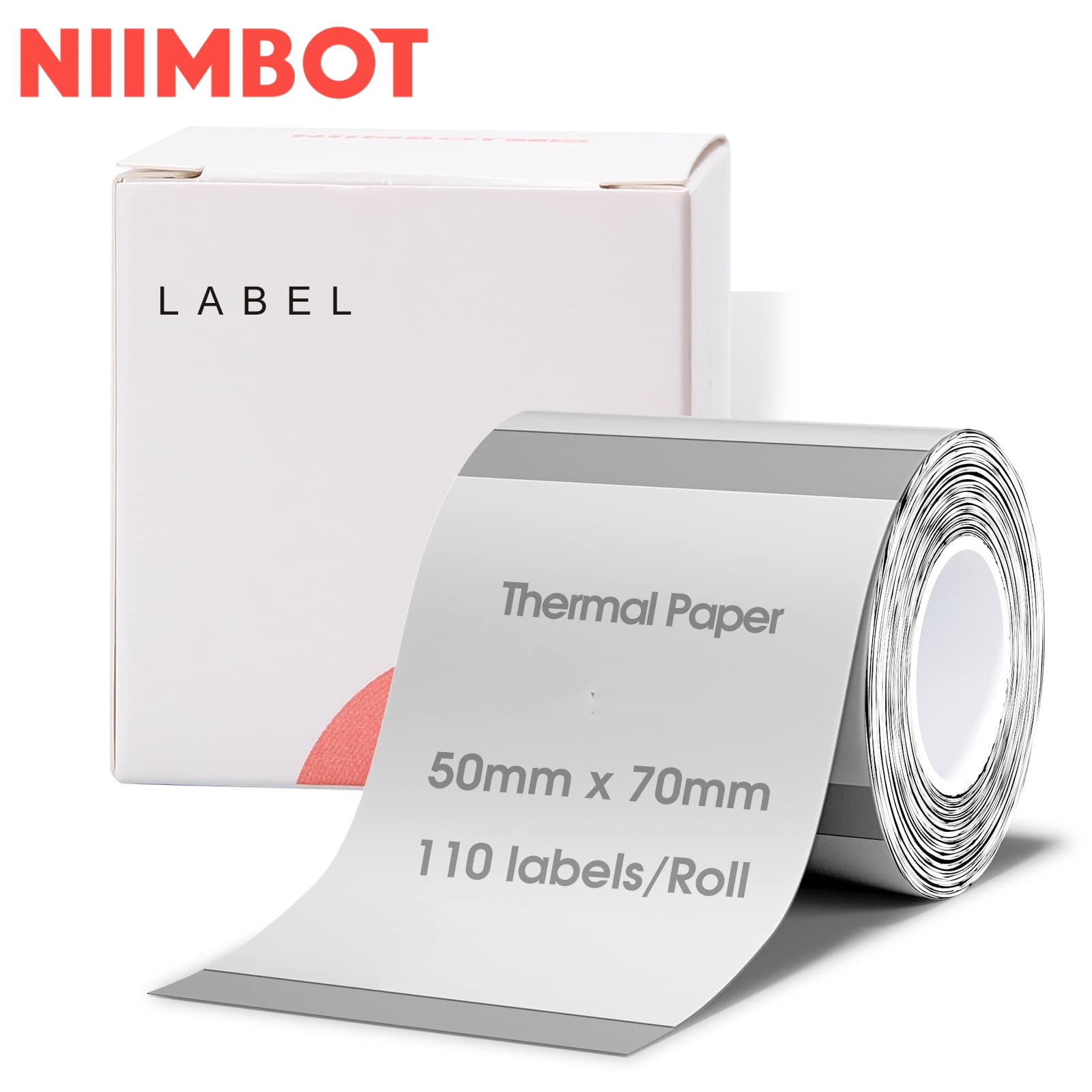 NIIMBOT B3S Labels, 2"x 2.76"(50x70mm) Thermal Sticker Label for B3S ...