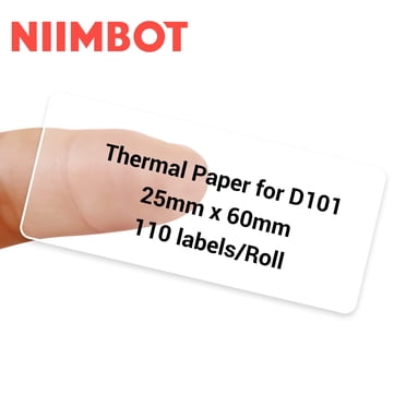 NIIMBOT Index Sticker Labels for B1/B21/B3S Label Printer, Thermal ...