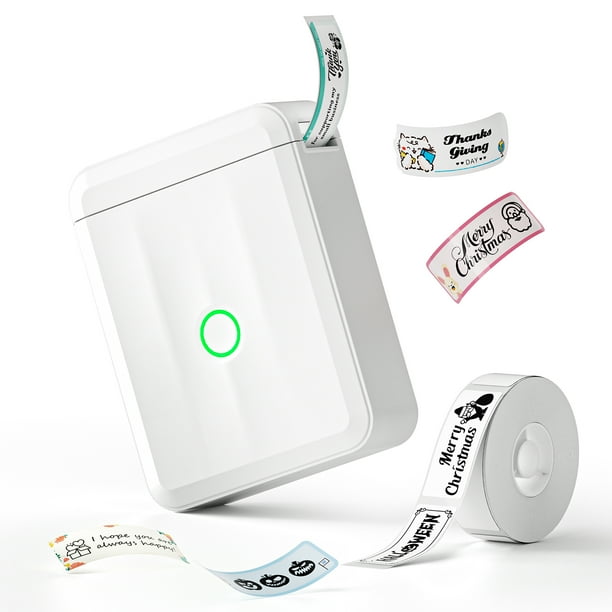 NIIMBOT Upgraded D110 Mini Portable Label Printer Inkless Labeler ...