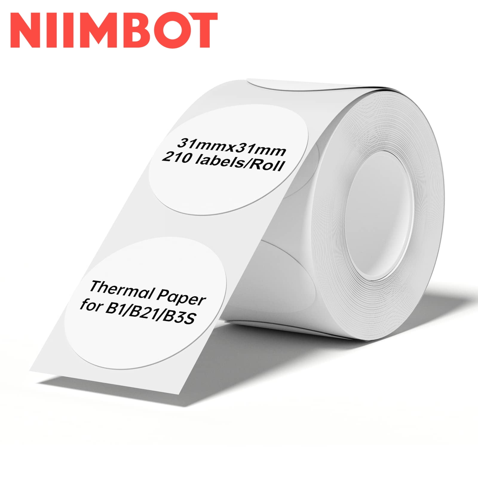 NIIMBOT Labels for B21/B1/B3S Label Printer, Thermal Stickers 1.22"x 1. ...