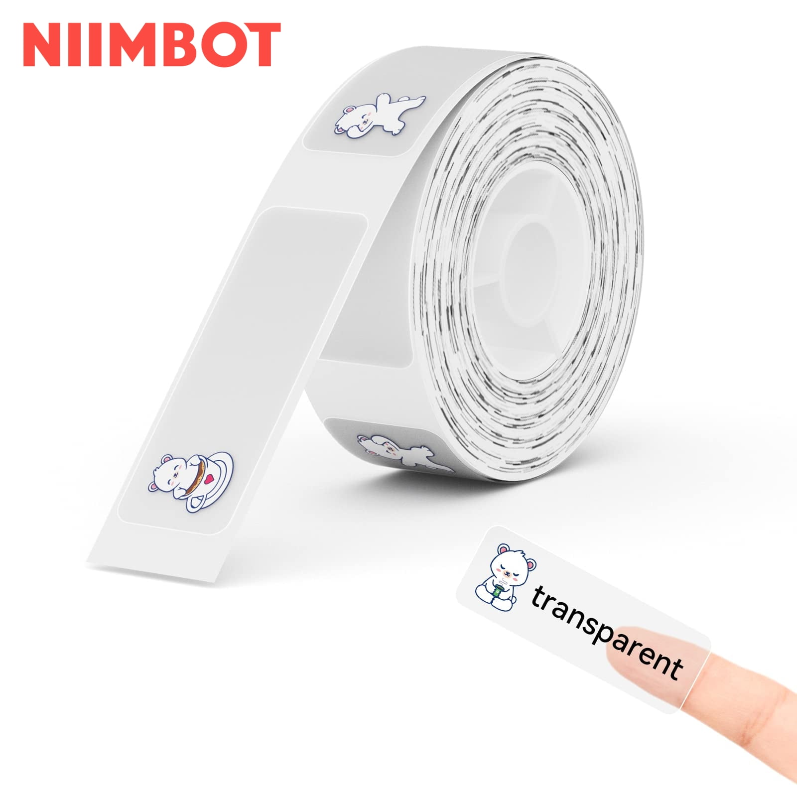 NIIMBOT Labels for D11/D110/D101/H1/H1S Label Maker, Waterproof, Oil-Proof Sticker Labels ...